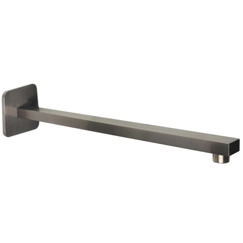 JTP Hix Brushed Black Wall Shower Arm | Sanctuary Bathrooms